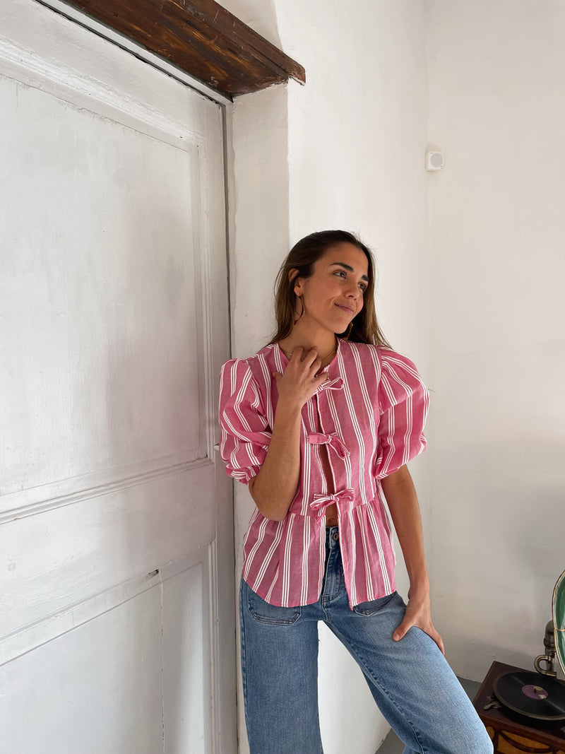 Bianca Pink Blouse – MindTravelerBcn
