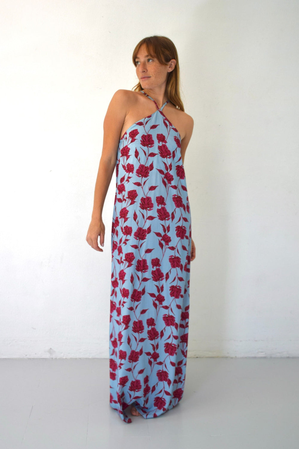 Kate Blue Floral Dress